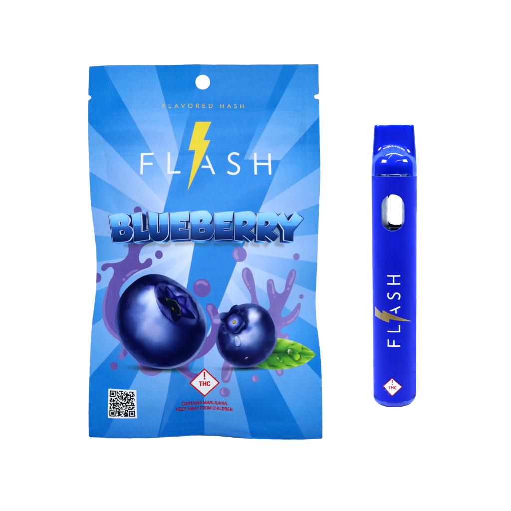 Flash | Blueberry | Disposable Vape Pen - Grassberries
